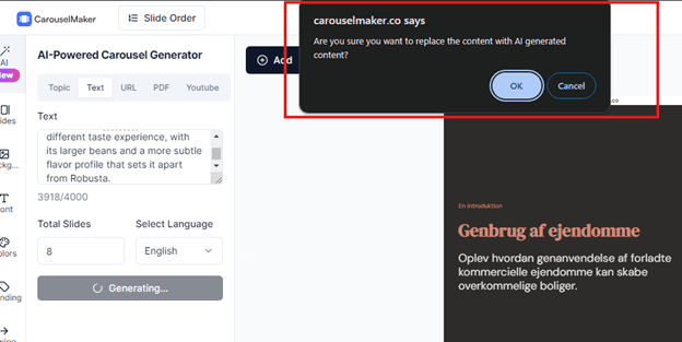 How To Create A Carousel From Text Using Ai Free Ai Carousel Generator For Linkedin
