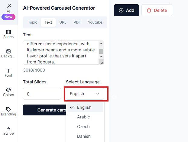How To Create A Carousel From Text Using Ai Free Ai Carousel Generator For Linkedin