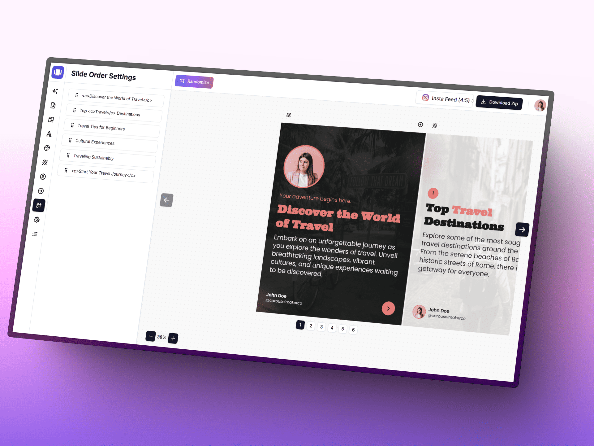 Getting Started with Carousel Maker | Free AI Carousel Generator for LinkedIn, Instagram, and TikTok